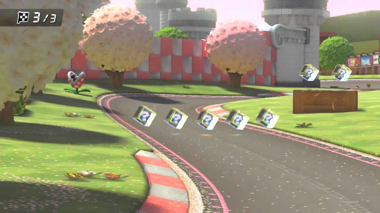 Wii U - Mario Kart 8 - (N64) Royal Raceway - YouTube