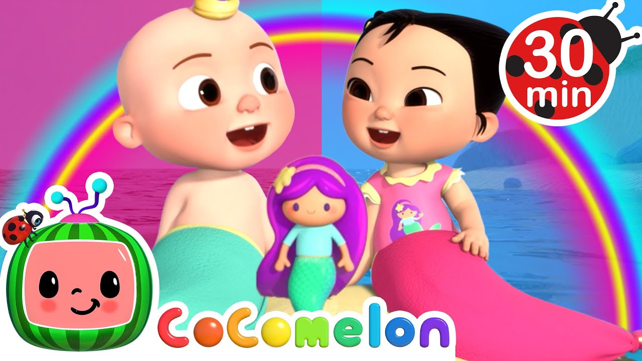 The Mermaid Song | Play at the Beach with JJ and Cece! | CoComelon ...