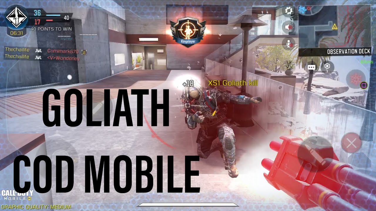 XS1 Goliath COD Mobile | Gameplay Killstreak - YouTube
