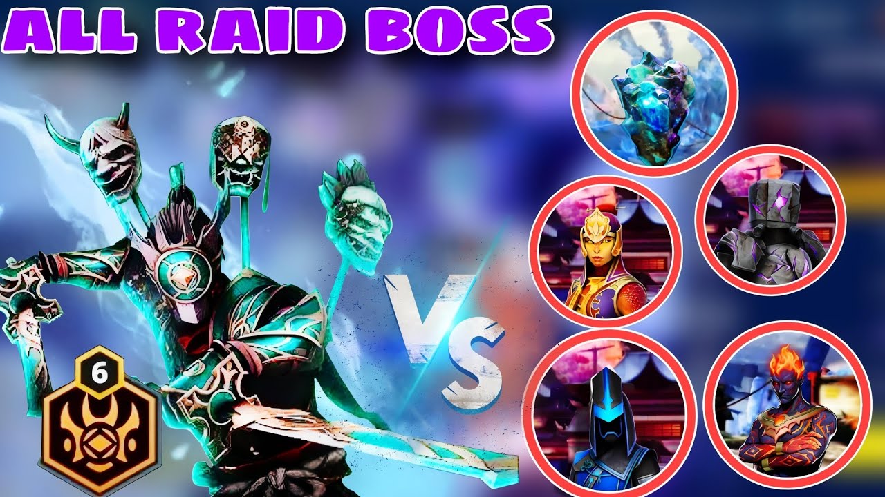 DFT lvl6 🆚 all raid boss damage test raid all bosses how to use DFT ...