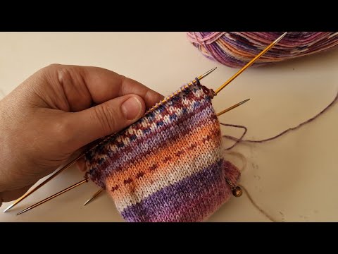 Hoe brei ik een sok deel 2 🇳🇱 De hielflap / de kleine hiel / steekjes opnemen