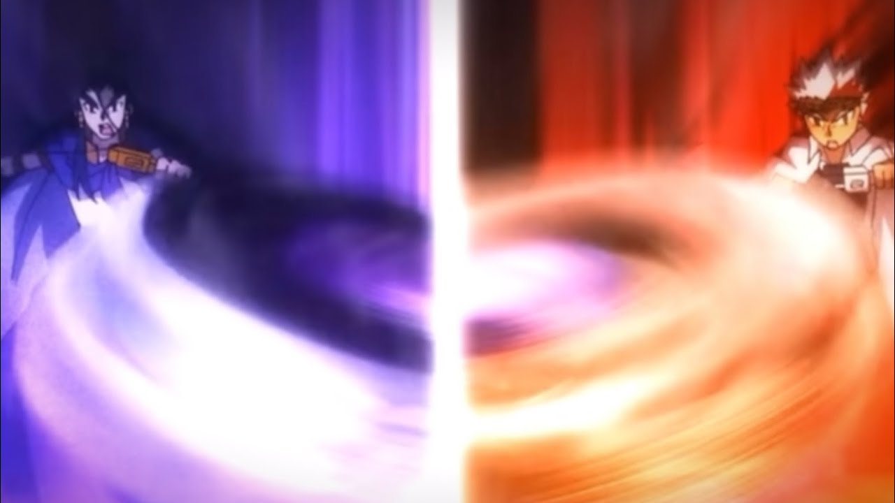 Beyblade Metal Fury: Ryuga vs Rago 4K 60fps - YouTube