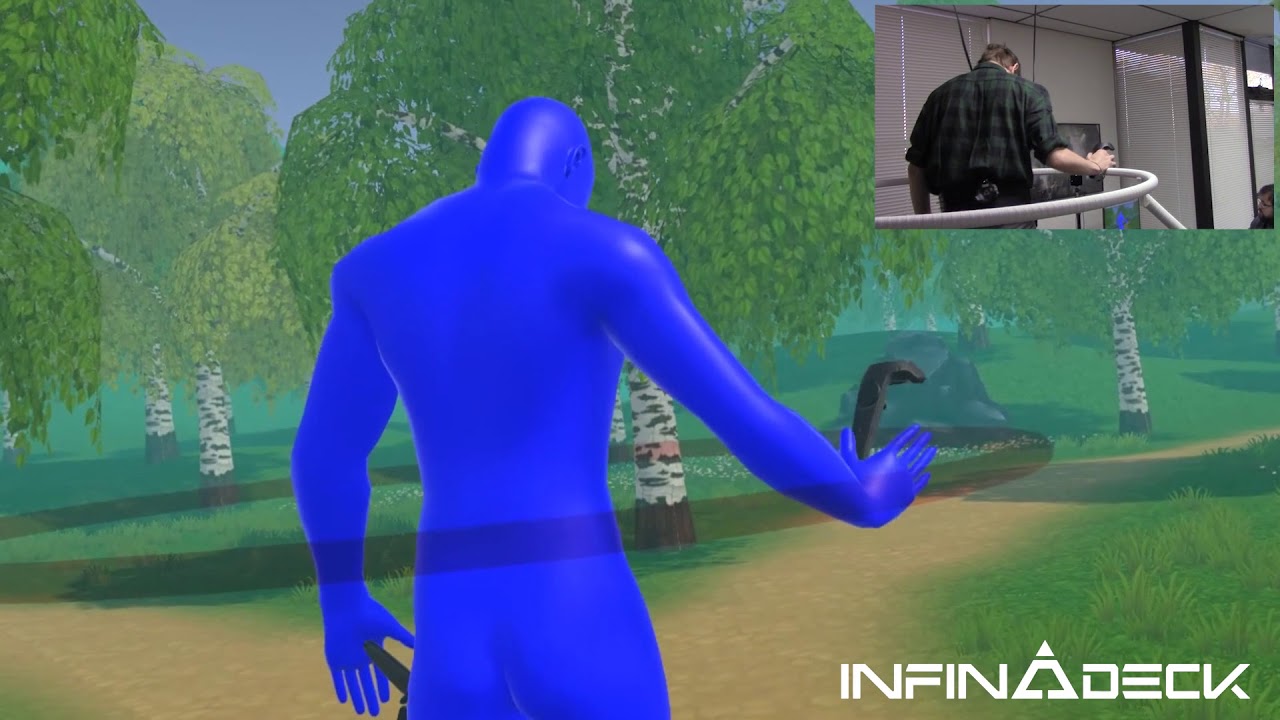 Infinadeck Your reality just got bigger - YouTube