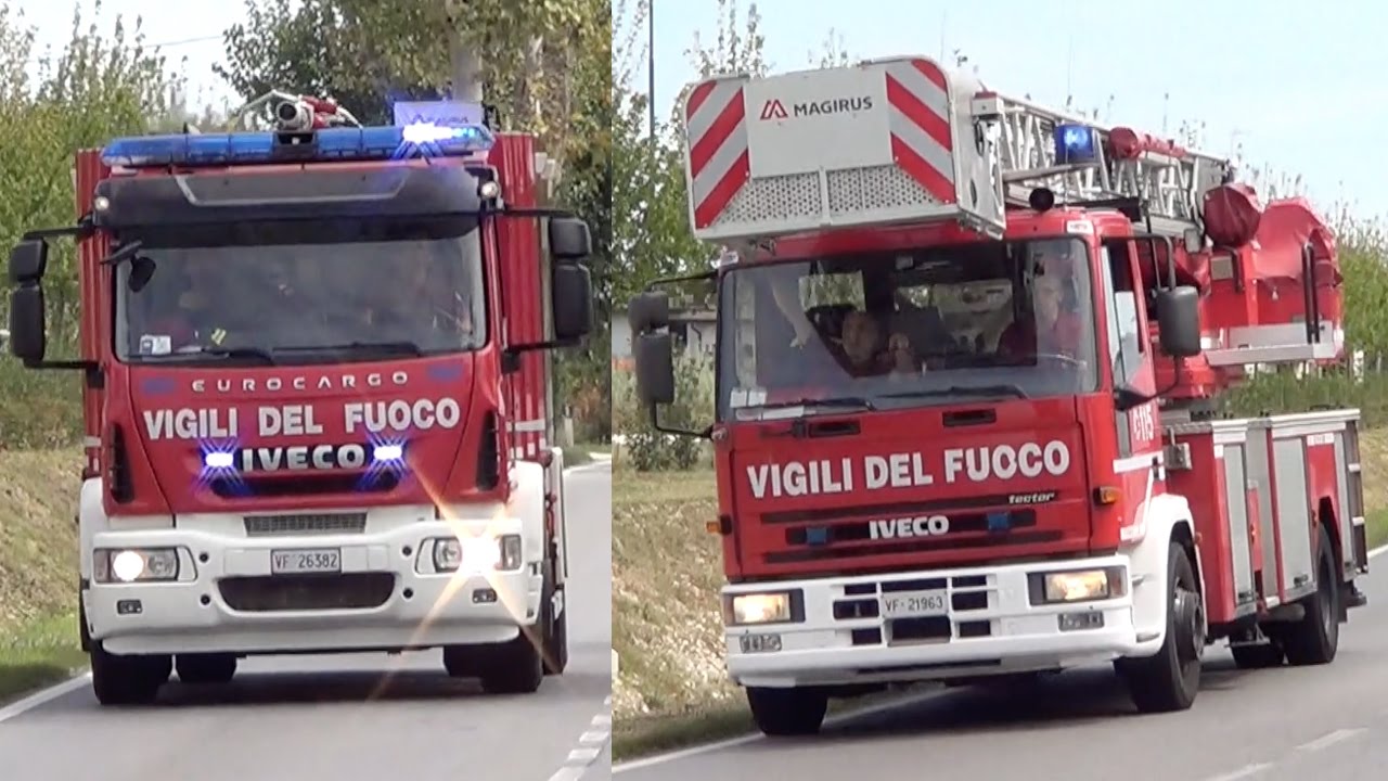 AutoBottePompa + AutoScala Vigili del Fuoco Treviso - Italian Fire Dept ...