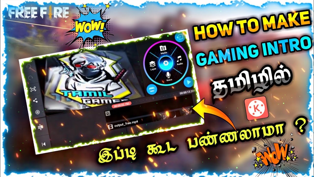 🔥இப்டி கூட பண்ணலாம🤩 ! How To Make Gaming Intro In தமிழில்💥 | FFT Gamer ...