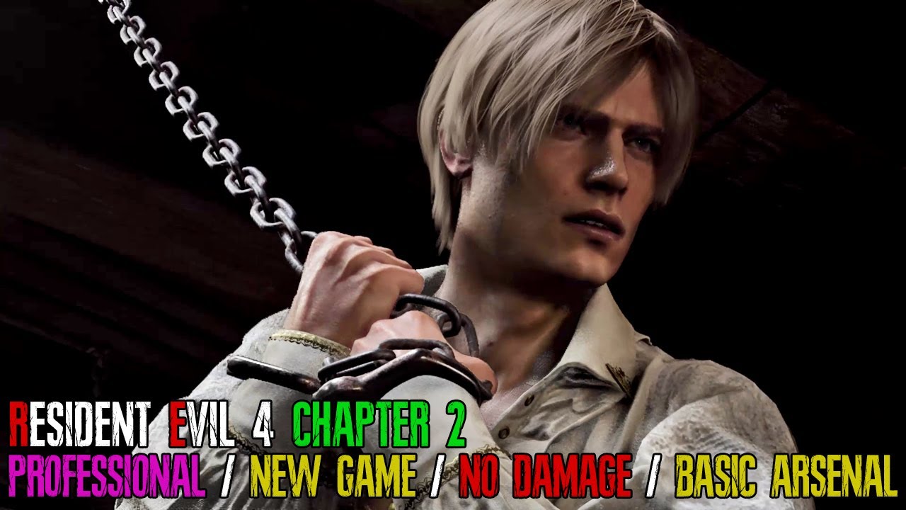 Resident Evil 4 Remake / Professional / No Damage / New Game w/Basic Arsenal - Chapter 2 - YouTube