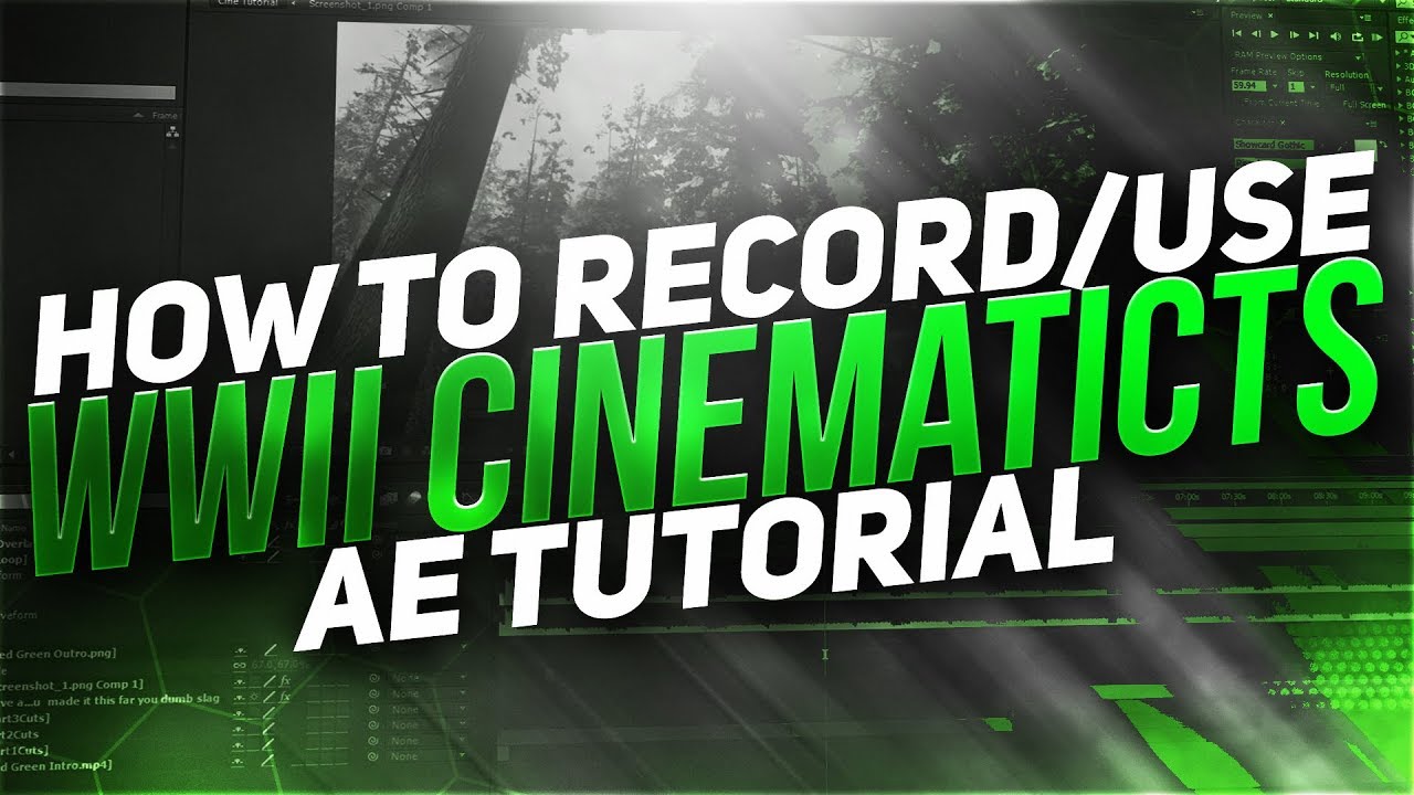How To Record & Edit WW2 Cinematics! (WWII Cinematic Editing Tutorial ...