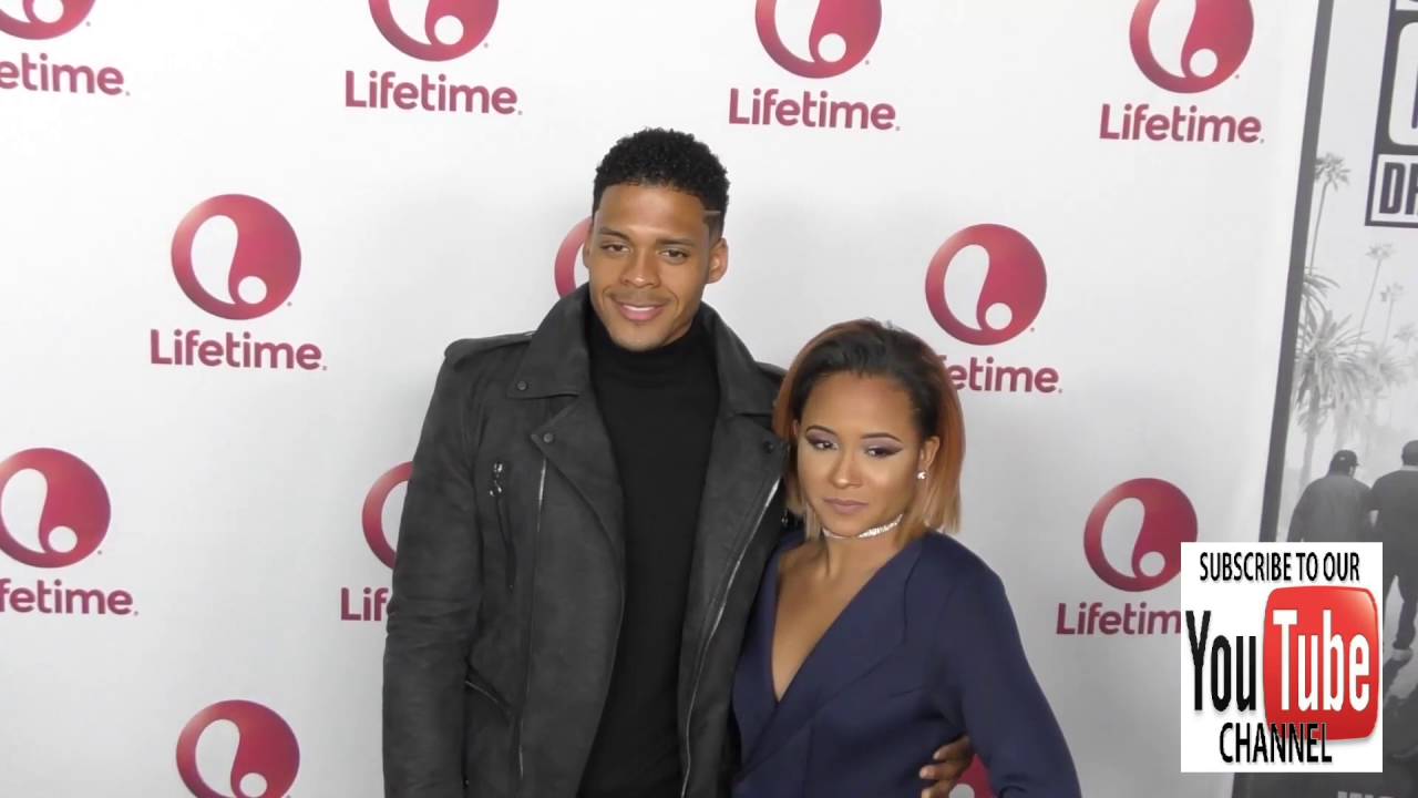 Deric Augustine and Rhyon Nicole Brown at the Lifetime Television ...