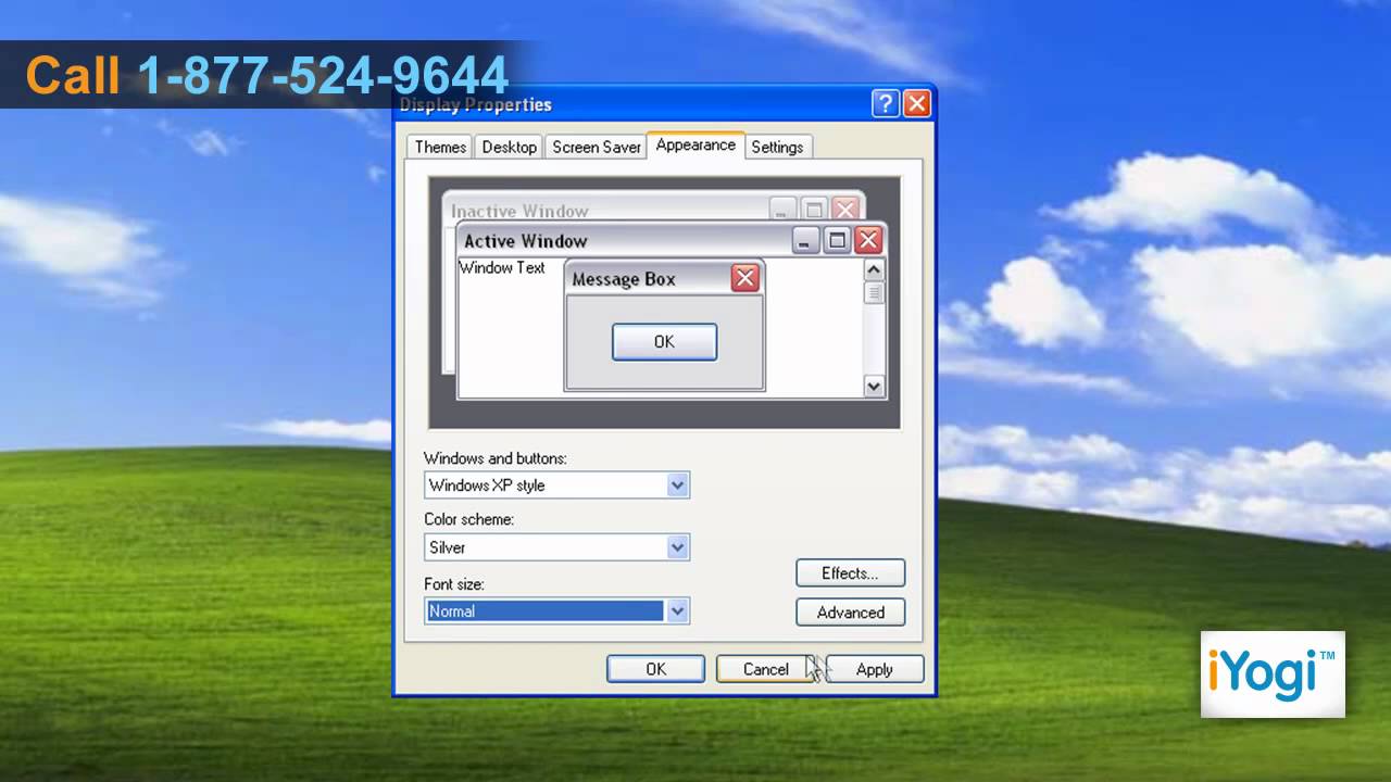 How to customize themes on Windows® XP? - YouTube
