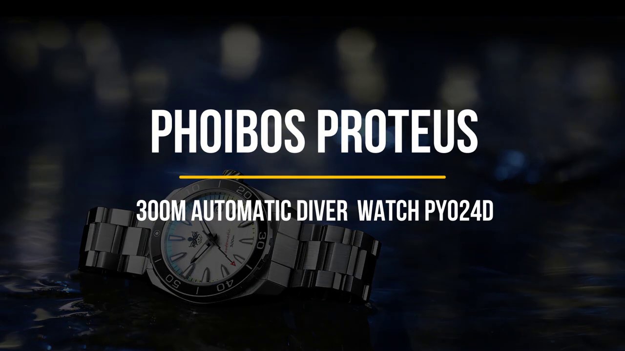 Phoibos Proteus Watch 300M PY024D - YouTube