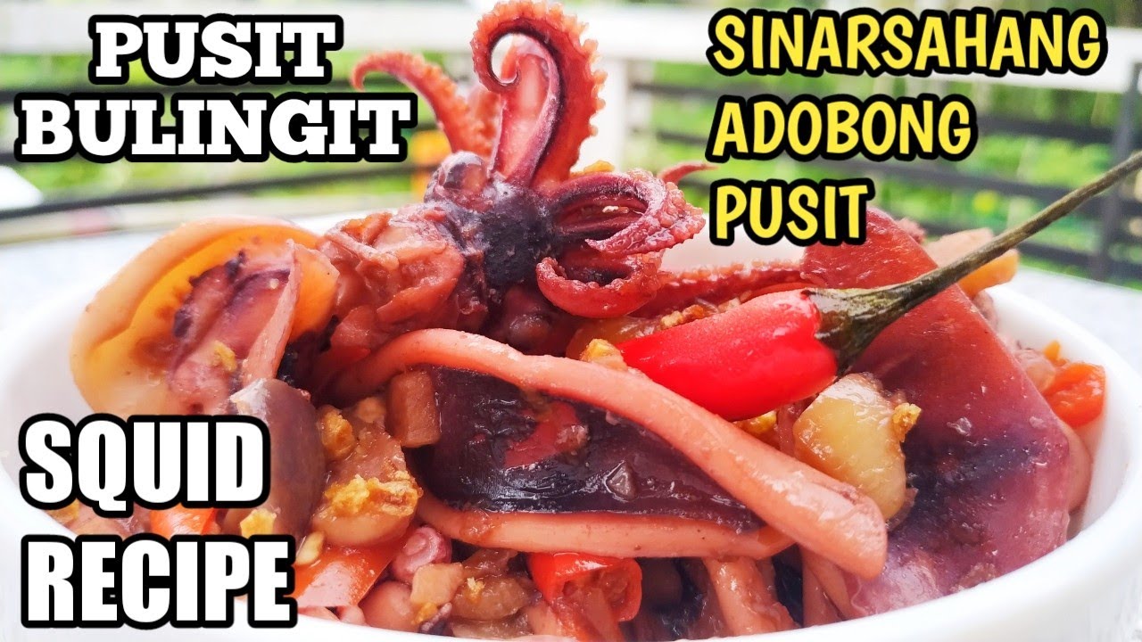 PUSIT BULINGIT ADOBO RECIPE | BISAYA STYLE - YouTube
