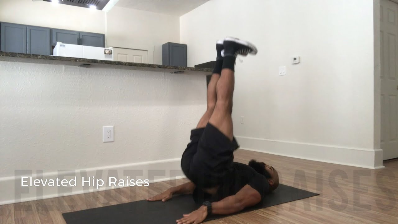 Elevated hip raise - YouTube