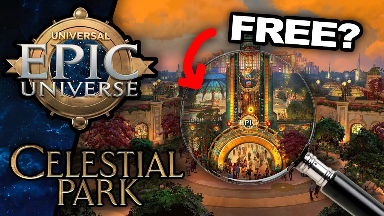 Celestial Park at Epic Universe | A Closer Look - YouTube