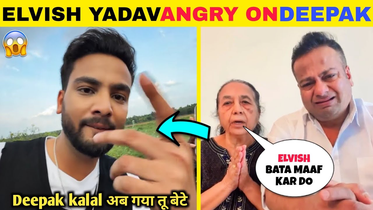 😱 Elvish Yadav Final Reply Deepak Kalal | Sandy Saha Roast Deepak Kalal In Elvish Yadav Vlog ...