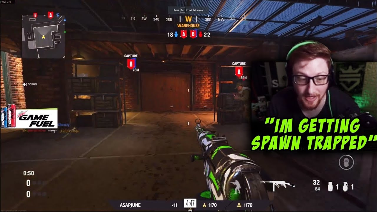 SCUMP GETS SPAWN TRAPPED. - YouTube