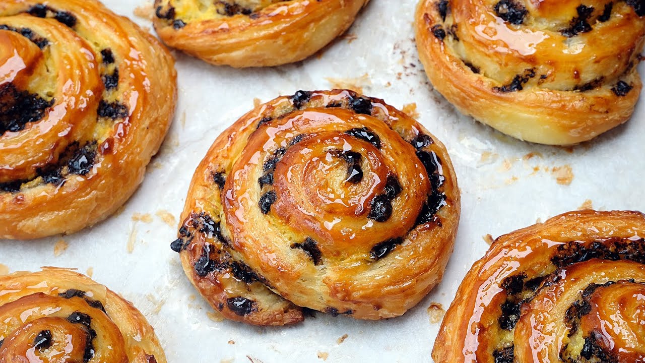 巧克力丹麦 | chocolate Danish - YouTube