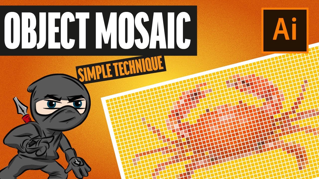 Create An Object Mosaic In Illustrator YouTube Create An Object Mosaic In Illustrator YouTube
