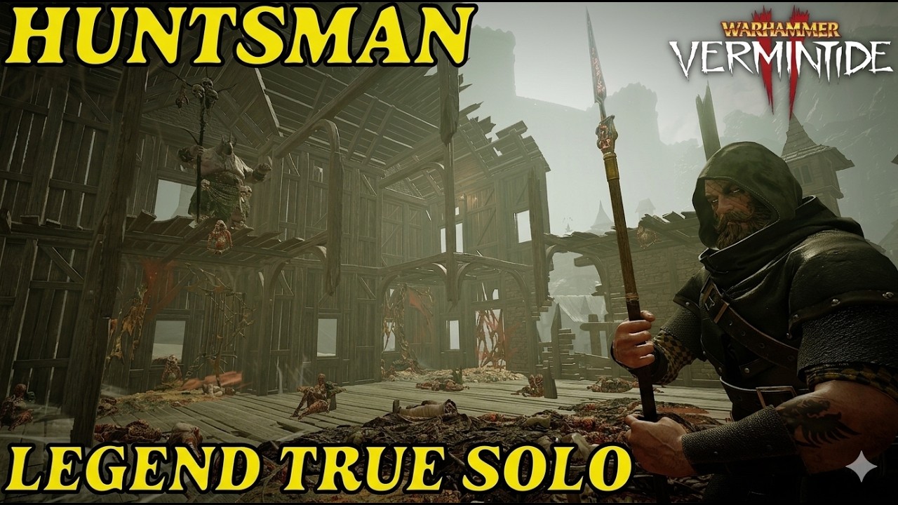 Halescourge - Huntsman - Legend True solo - Tuskgor Spear/Longbow ...