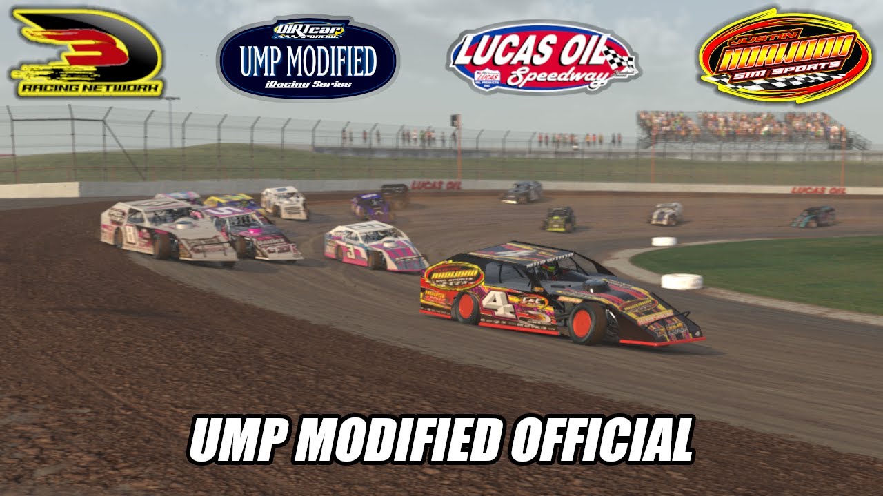 UMP Modifieds At Lucas Oil Raceway - iRacing Dirt - YouTube