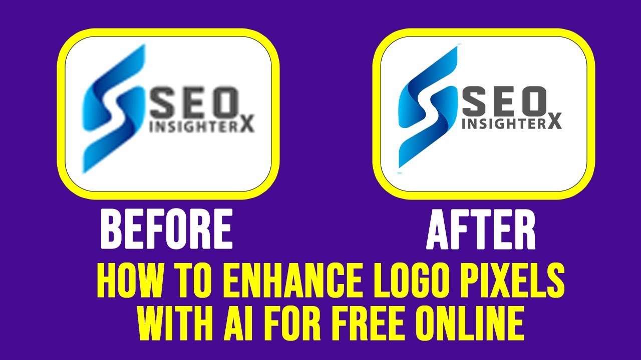 How to Enhance Logo Pixels with AI for Free Online - YouTube