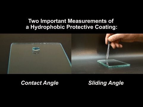 How to Evaluate Hydrophobic Protective Glass Coatings - YouTube