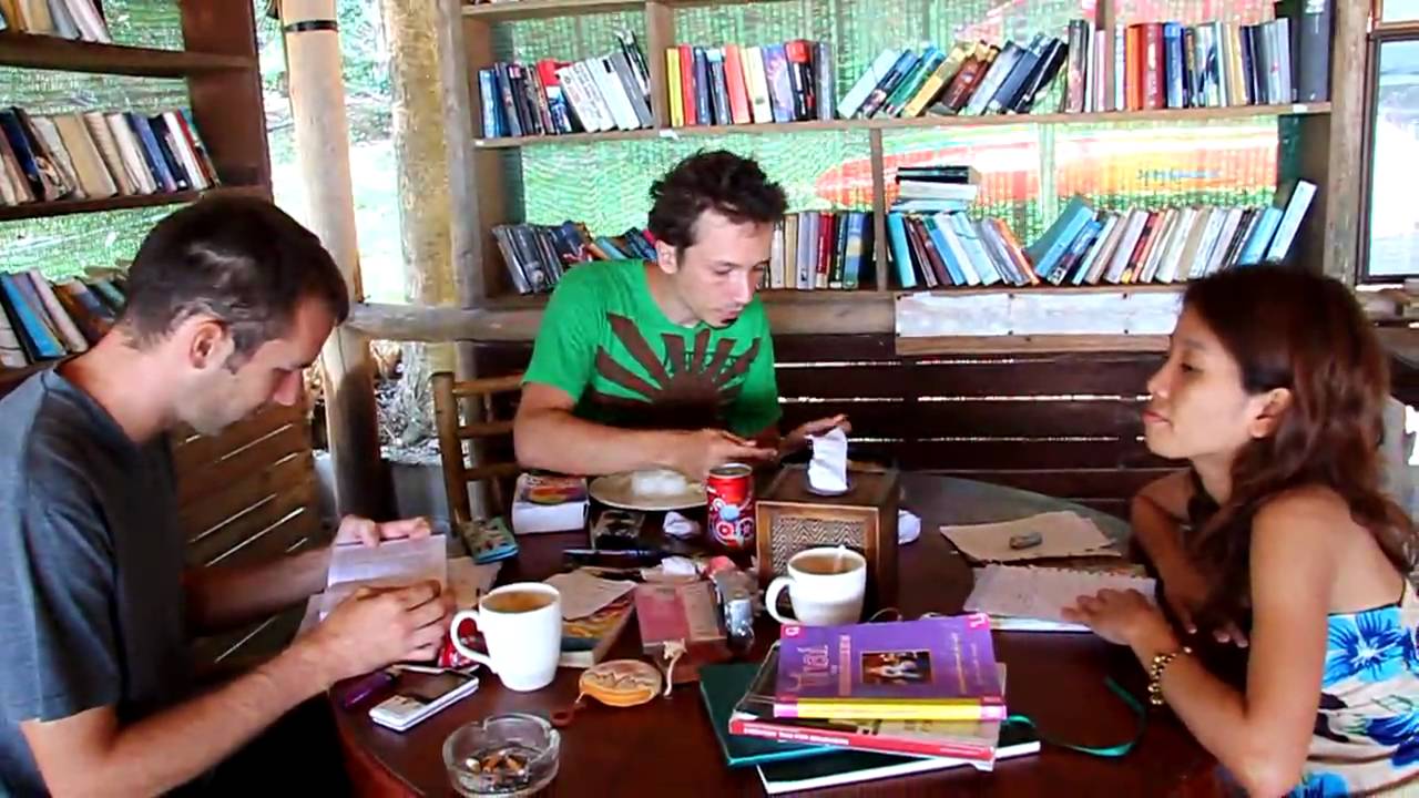 Berntz beim Thai lernen mit Gery auf Kho Wai, die zweite - YouTube