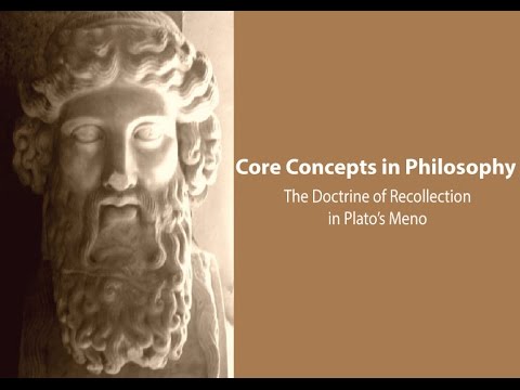 Plato, Meno | The Doctrine of Recollection | Philosophy Core Concepts ...