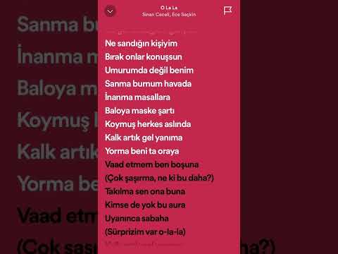 ECE SEÇKİN ‘O LA LA’ SPEED UP ✨#eceseçkin #olala #speedup #şarkı #şarkısözleri #lyrics #lyricvideo