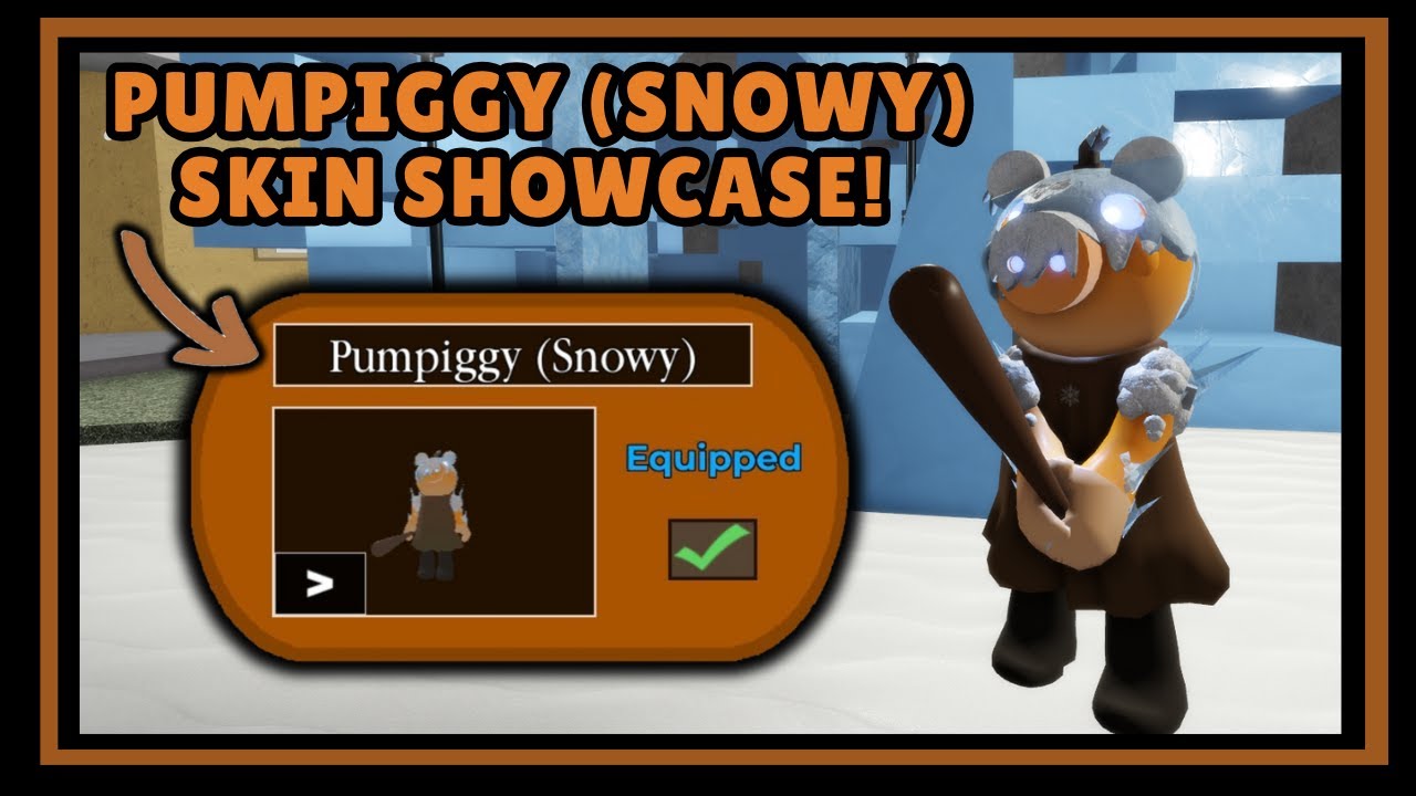 (DAY 2) ️ PUMPIGGY (SNOWY) Skin Showcase! | [Piggy Advent Calendar ...