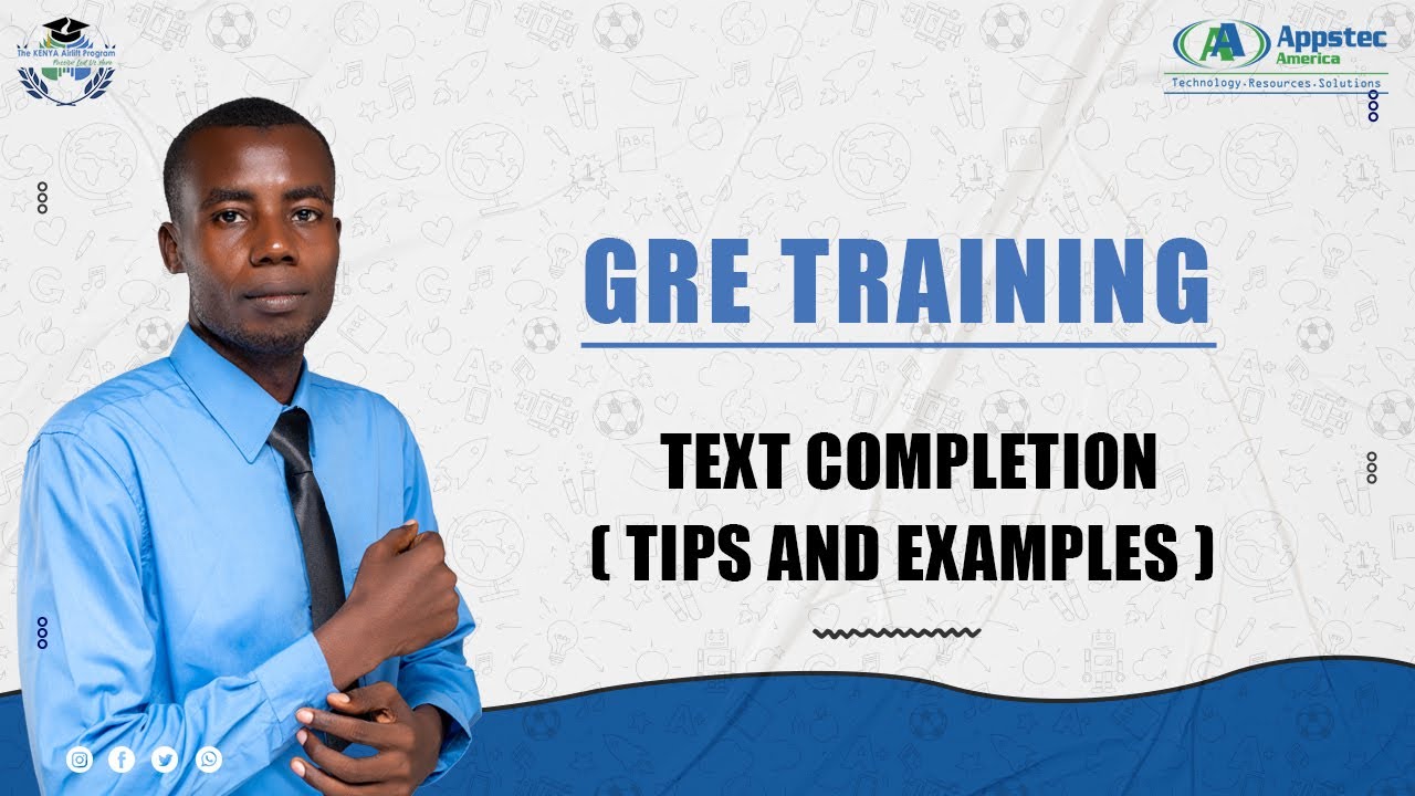 GRE Training| Mastering GRE Text Completion with Expert Strategies and ...