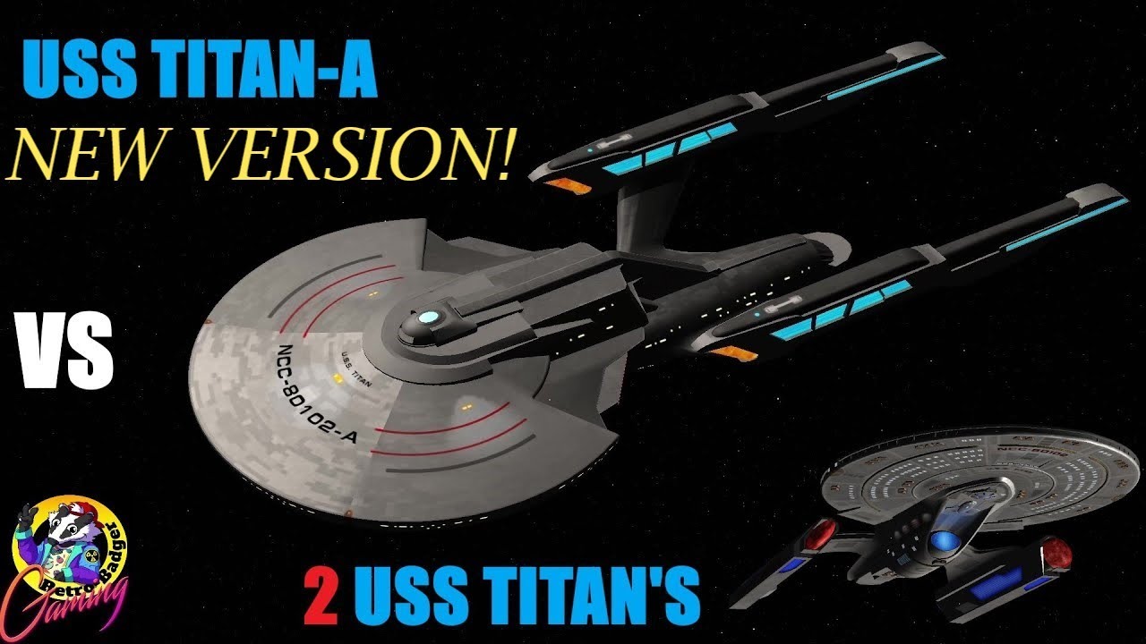 USS Titan-A VS 2 Original USS Titan's - Star Trek Ship Battles - - YouTube