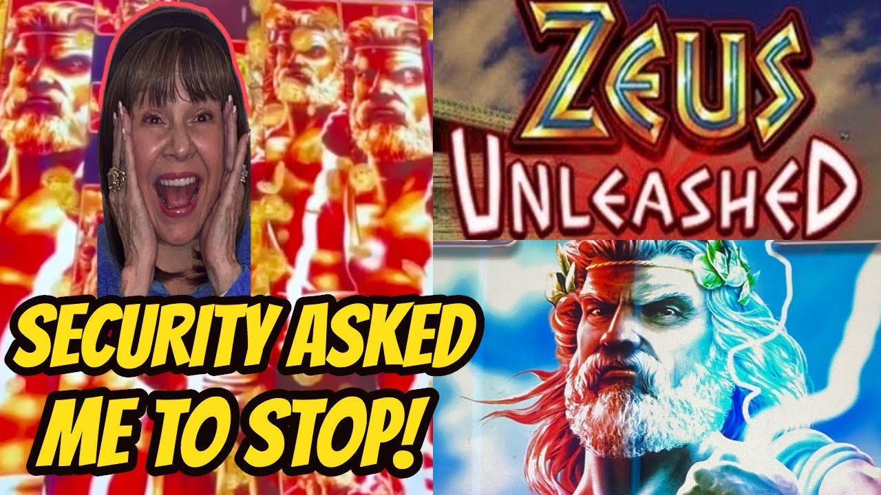 OMG! SECURITY TOLD ME TO STOP & ZEUS UNLEASHED BIG WINS! - YouTube