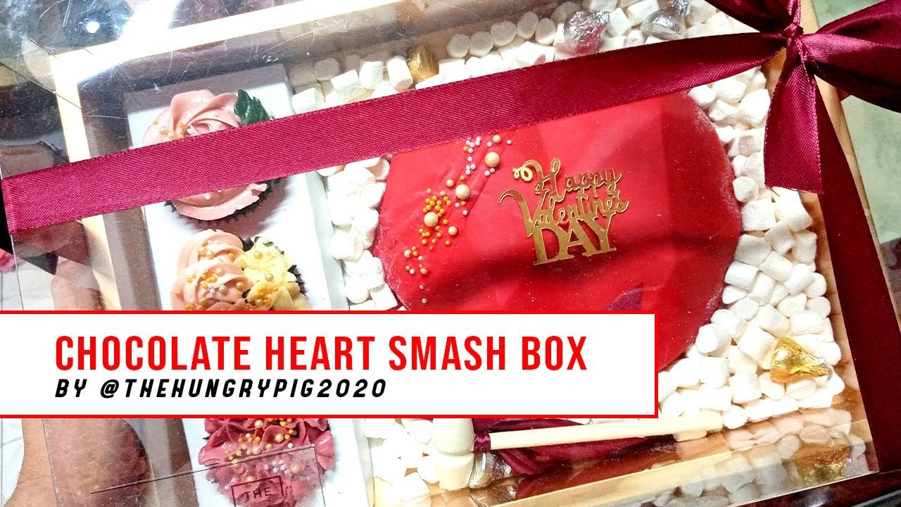 Chocolate Heart Smash Box from @thehungrypig2020 - YouTube
