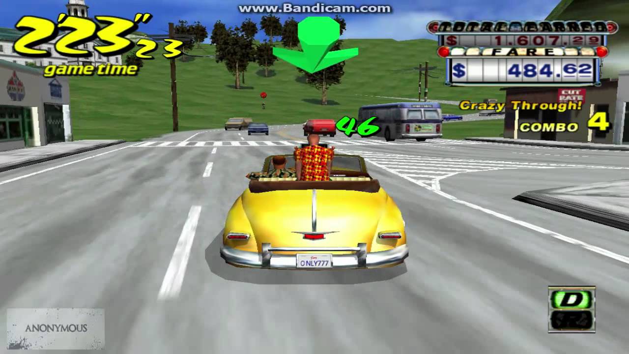 Crazy Taxi - Arcade Mode Play with Gus - YouTube