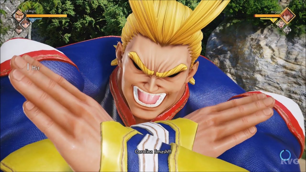 Jump Force - All Might Gameplay (PS4 HD) [1080p60FPS] - YouTube