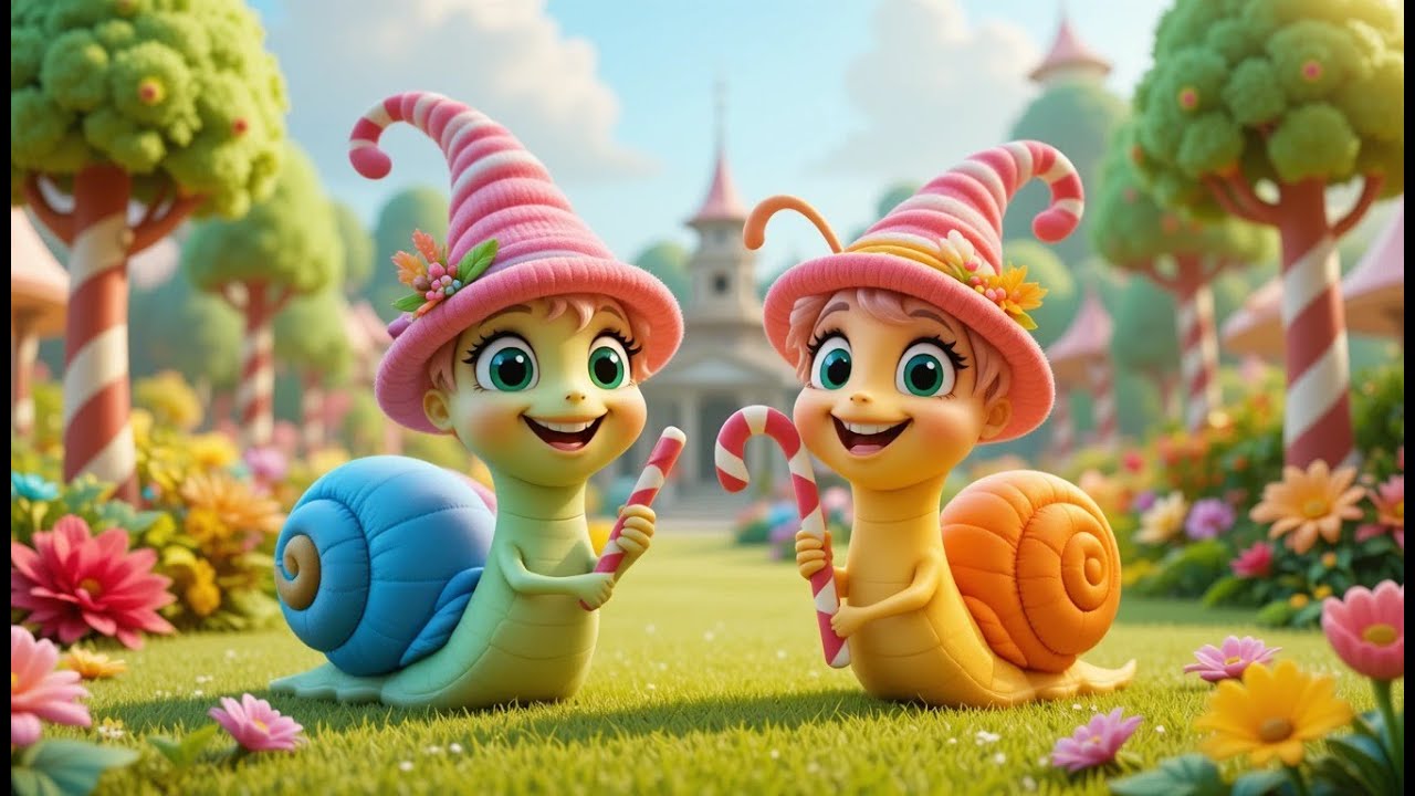 Snail Parade in Candyland | Popular Nursery Rhyme | Educational Kids ...