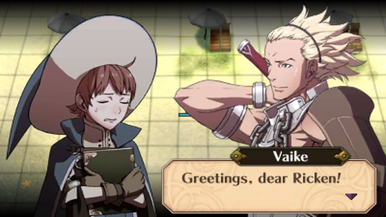 Fire Emblem Awakening - Ricken & Vaike Summer Scramble Conversations ...