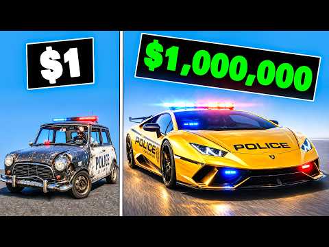 Every Time I Crash, My Police Car Becomes MORE EXPENSIVE in GTA 5