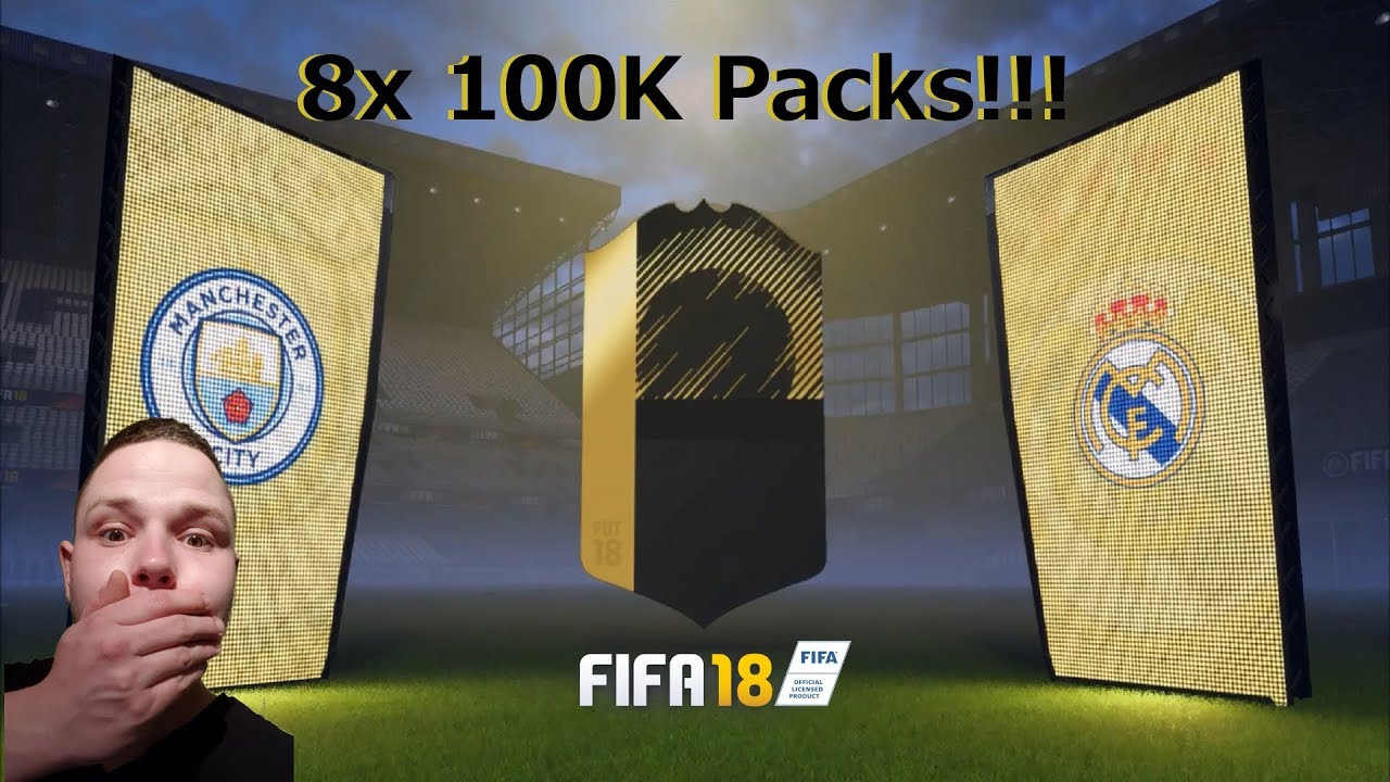 FIFA 18 PACK OPENING! 8x100K PACKS !!! - YouTube