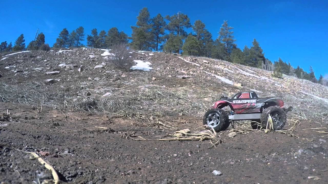 Traxxas stampede 4x4 hill climbing - YouTube