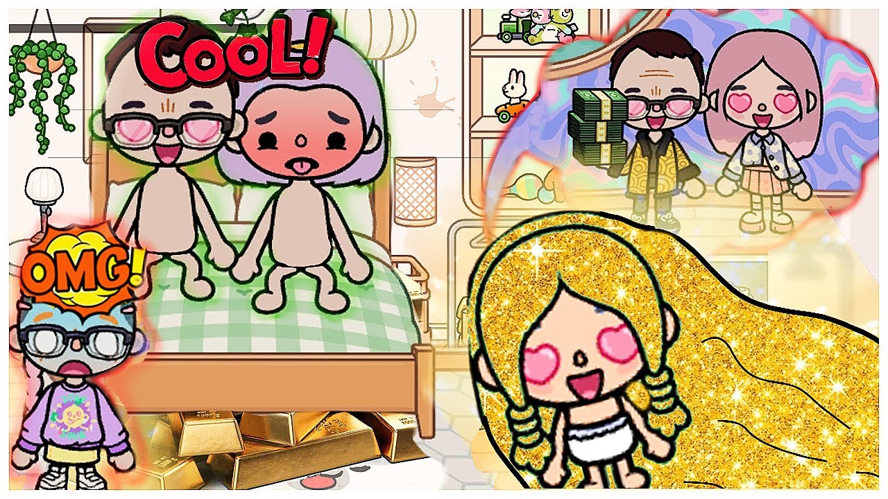 I make gold Bars from my golden Hair | Toca Life World | Toca love ...