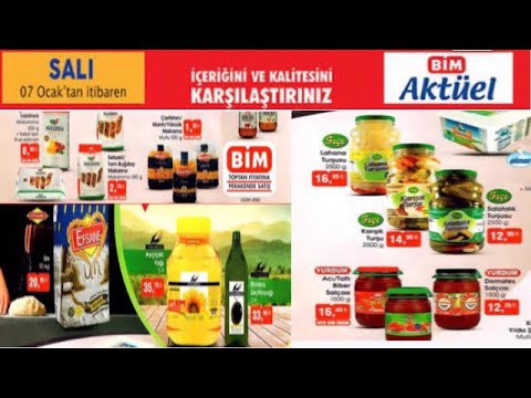 BİM'de Bu SALI Fırsatları | BİM 7 Ocak 2020 Aktüel Ürünler Kataloğu [7  Ocak 2020]