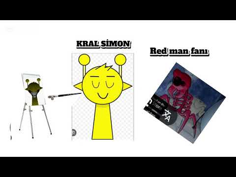 Kral Simon ve red man fanı dizisi 4 Bölüm çizim
