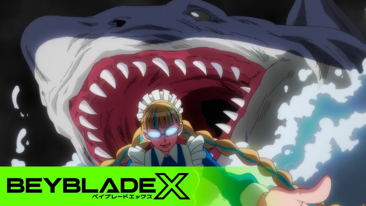 Meiko vs Robin: Beware of the sharks! ⚠️ | BEYBLADE X EP4 | Official ...