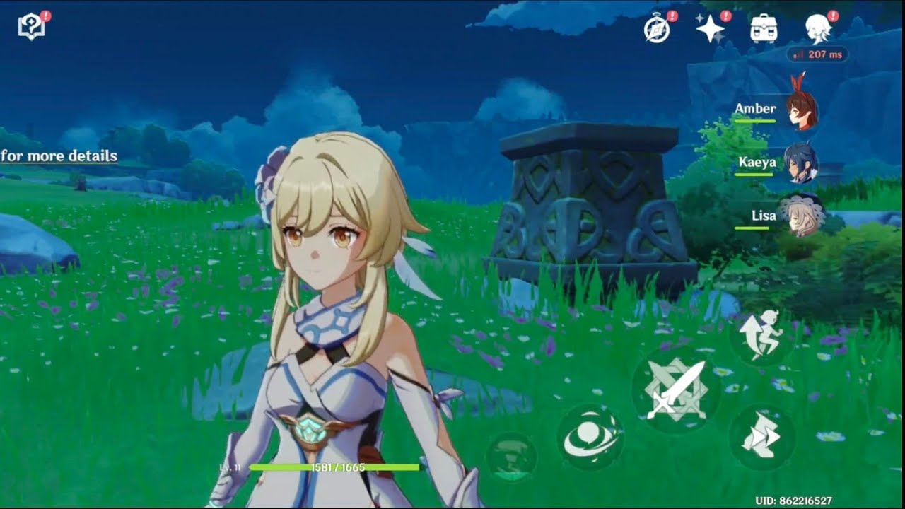 Genshin Impact highest graphics settings gameplay without motion blur ...