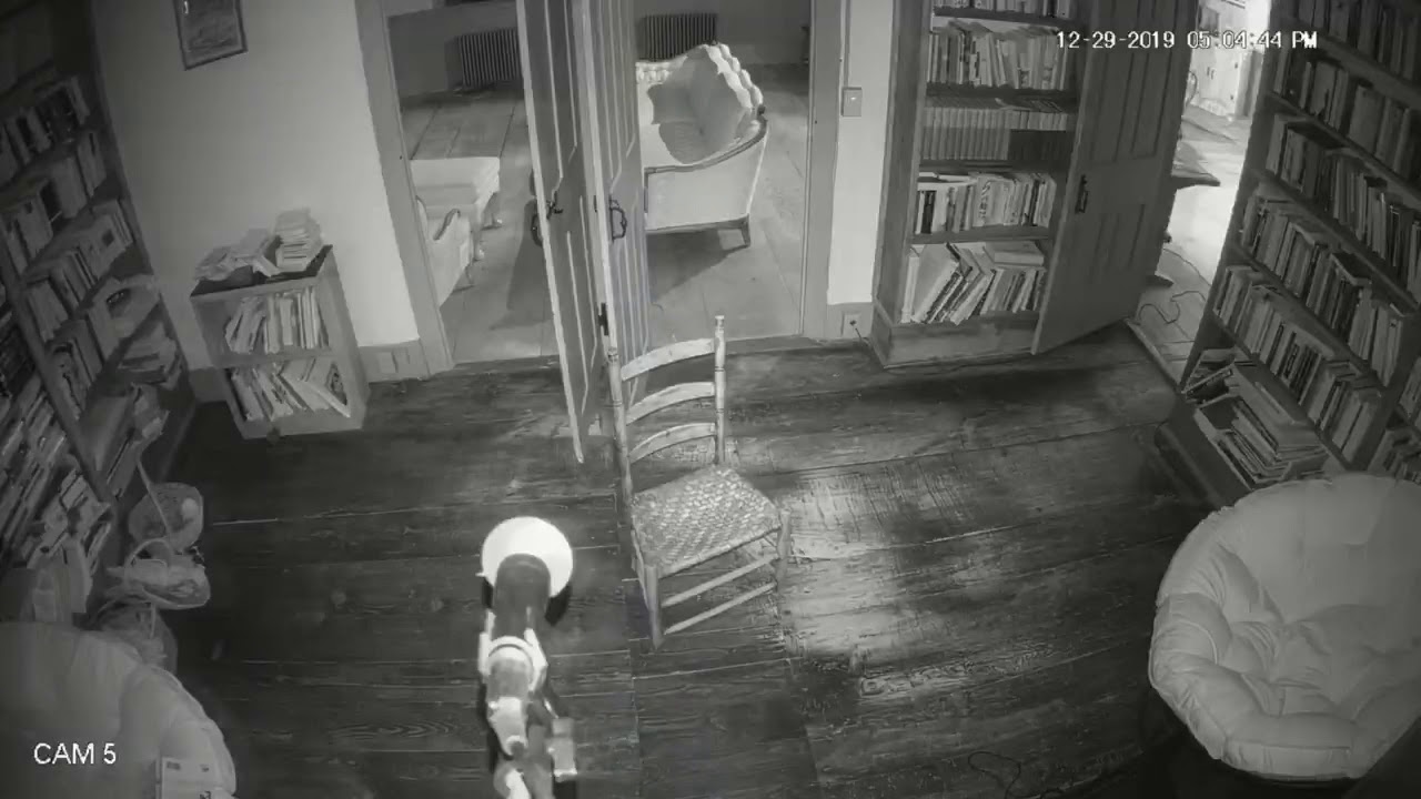 Conjuring House ball in library moved - YouTube