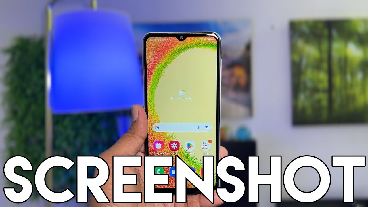 Samsung Galaxy A04: How to Take Screenshot - YouTube