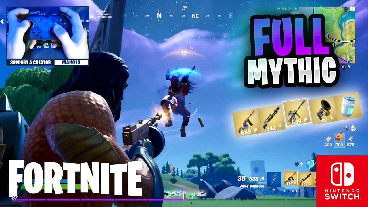 CLAW HANDCAM - Fortnite on the Nintendo Switch Pro Controller #80 - YouTube