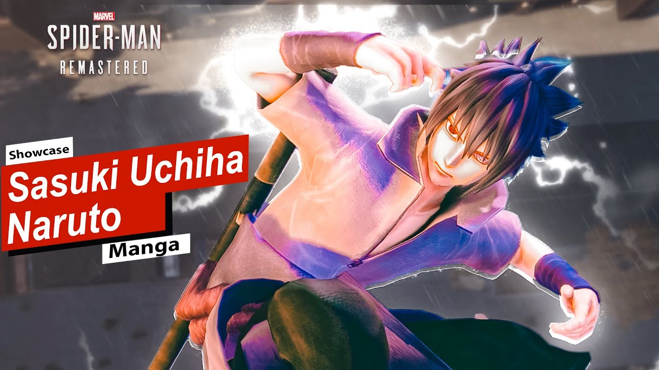 Playing As Sasuke Uchiha Marvel's Spider-Man Remastered pc - YouTube