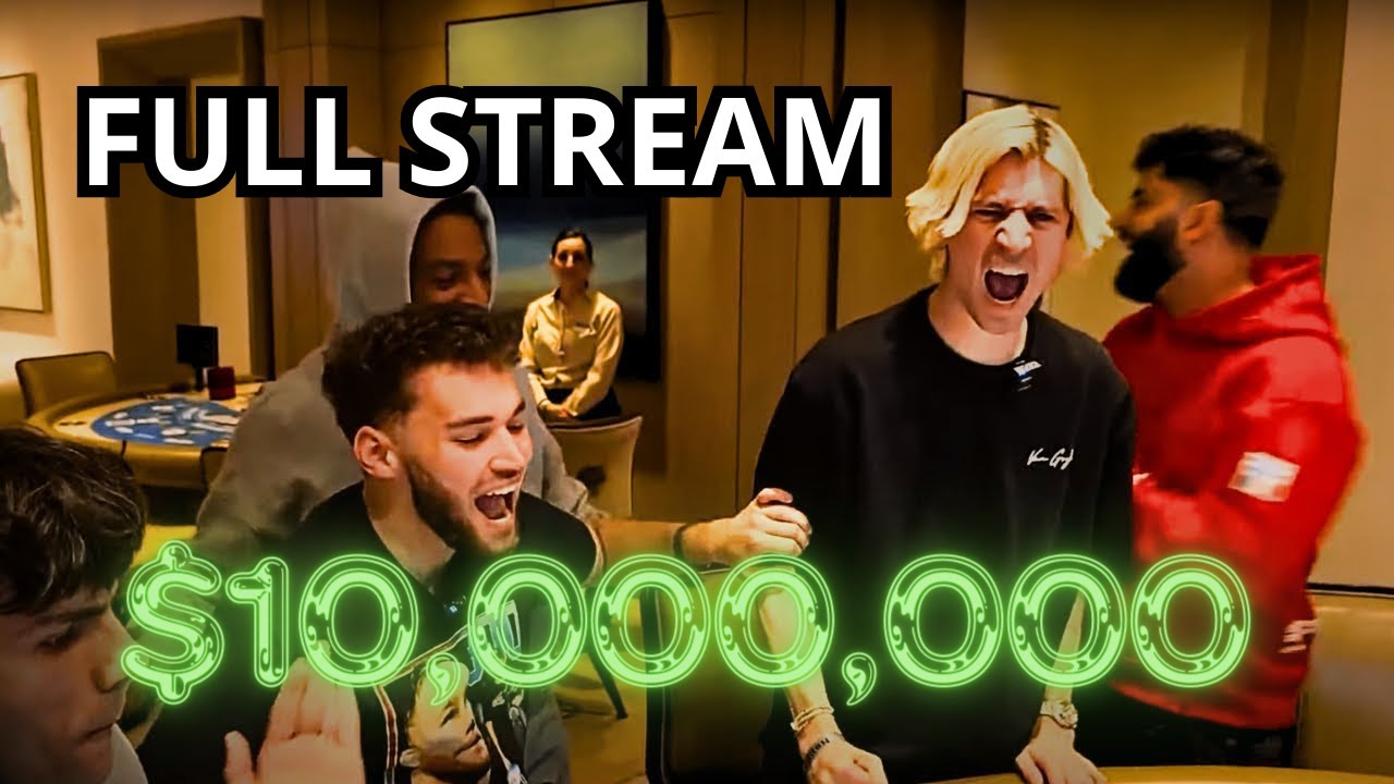 Adin Ross & xQc HIGH STAKE BLACKJACK GAMBLING ($10,000,000) - YouTube